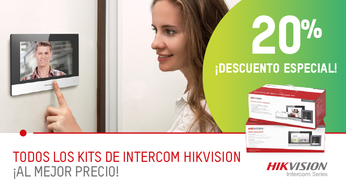 Promoción kits videoportero Intercom Hikvision - EET España